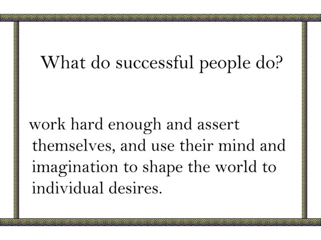 Success for dummies | PPT