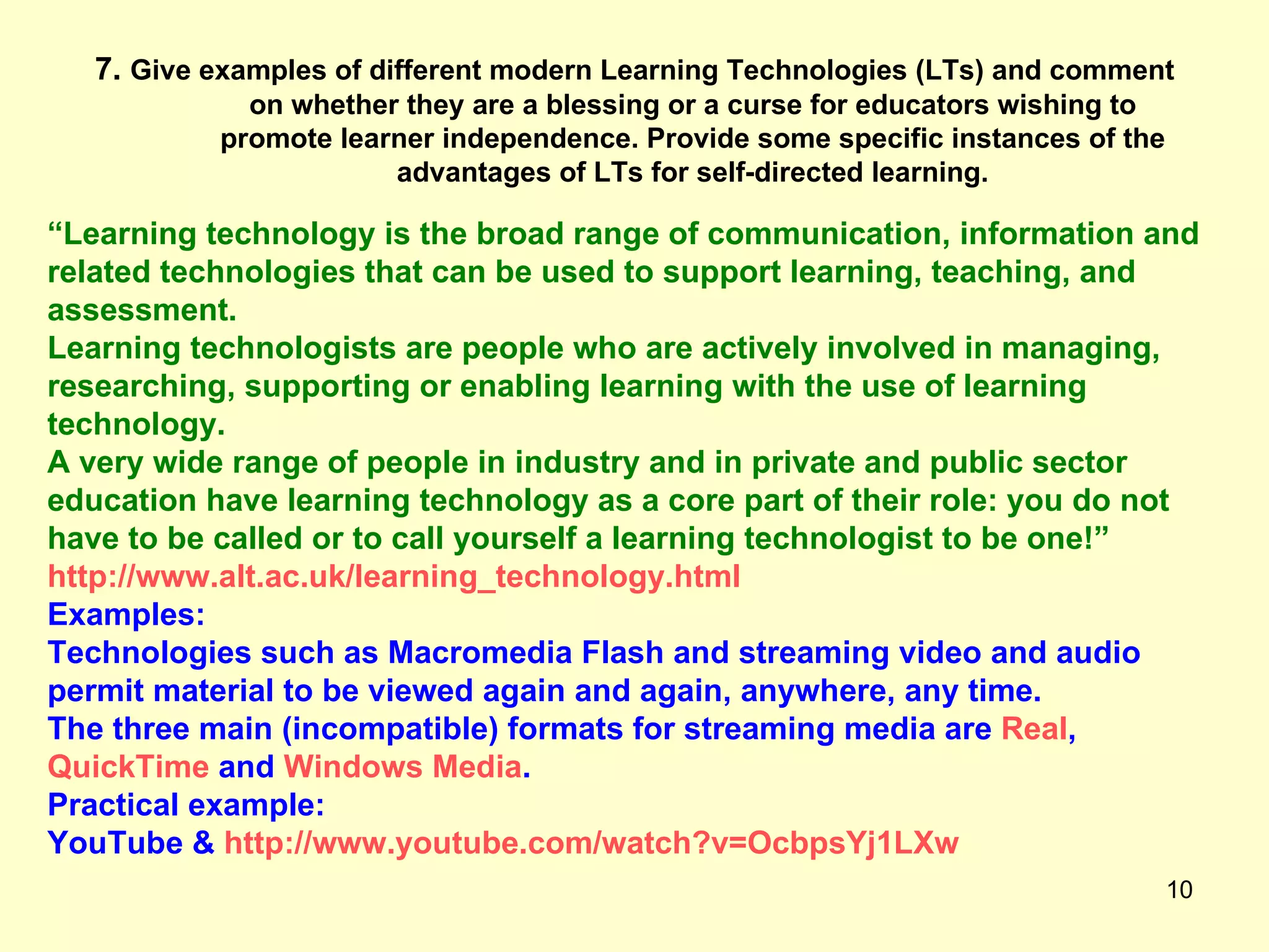 Successful Learner Autonomy and Learner Independence in Self-Directed ...