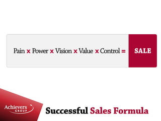 The Successful Sales Formula | PPT