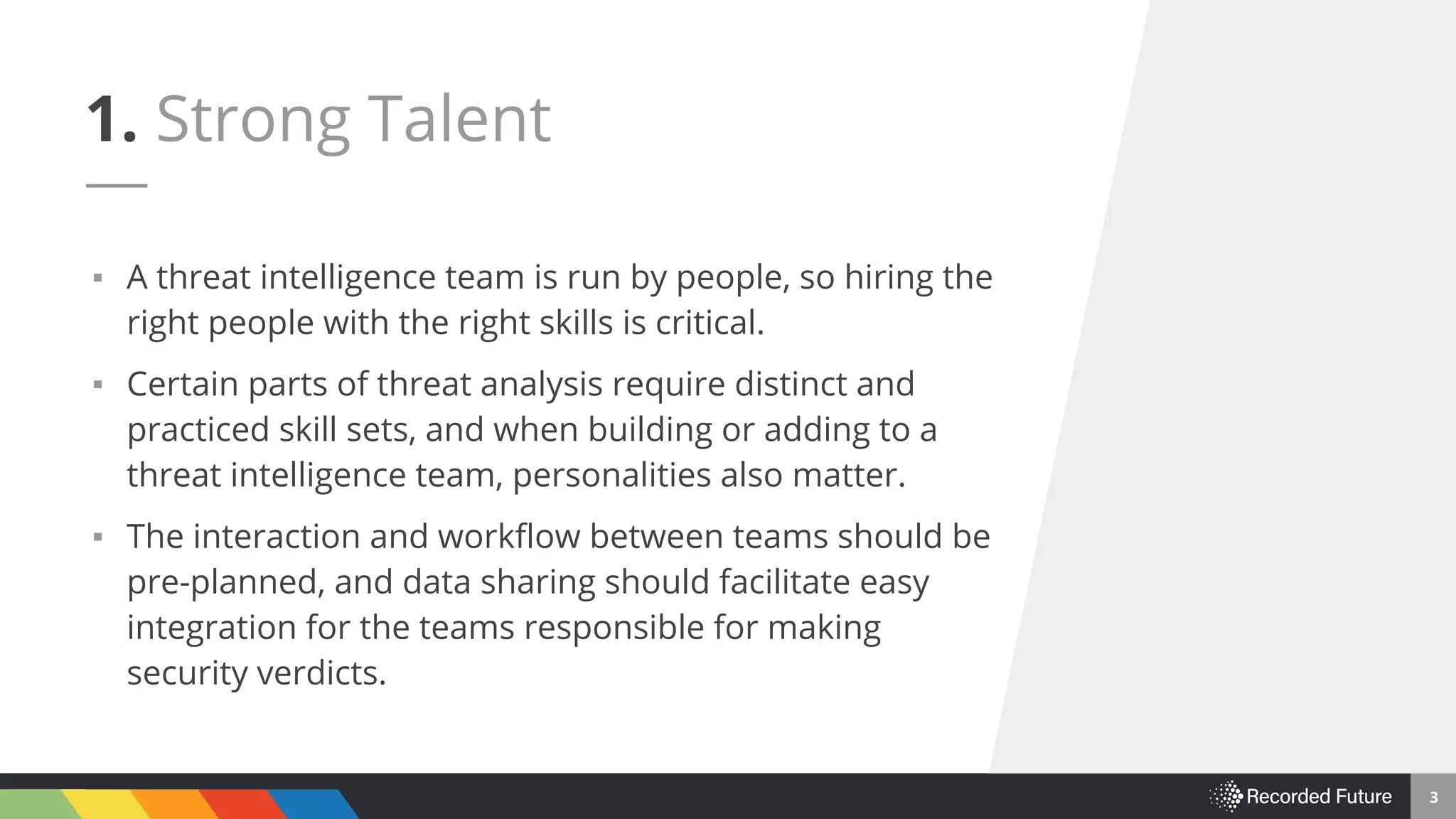 4 Rules for Successful Threat Intelligence Teams | PPT