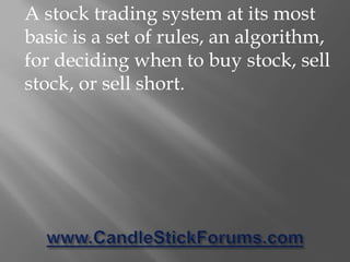 Successful Trading System | PPTX | Stocks and Bonds | Personal Investing