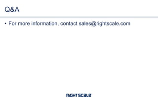Successful Cloud Orchestration with RightScale CMP | PDF