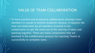 Successful collaboration and team dynamics | PPTX