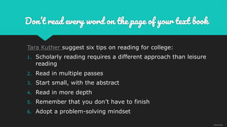 Successful college experience | PPT