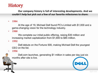 Successful decision making & Dell Company | PPTX