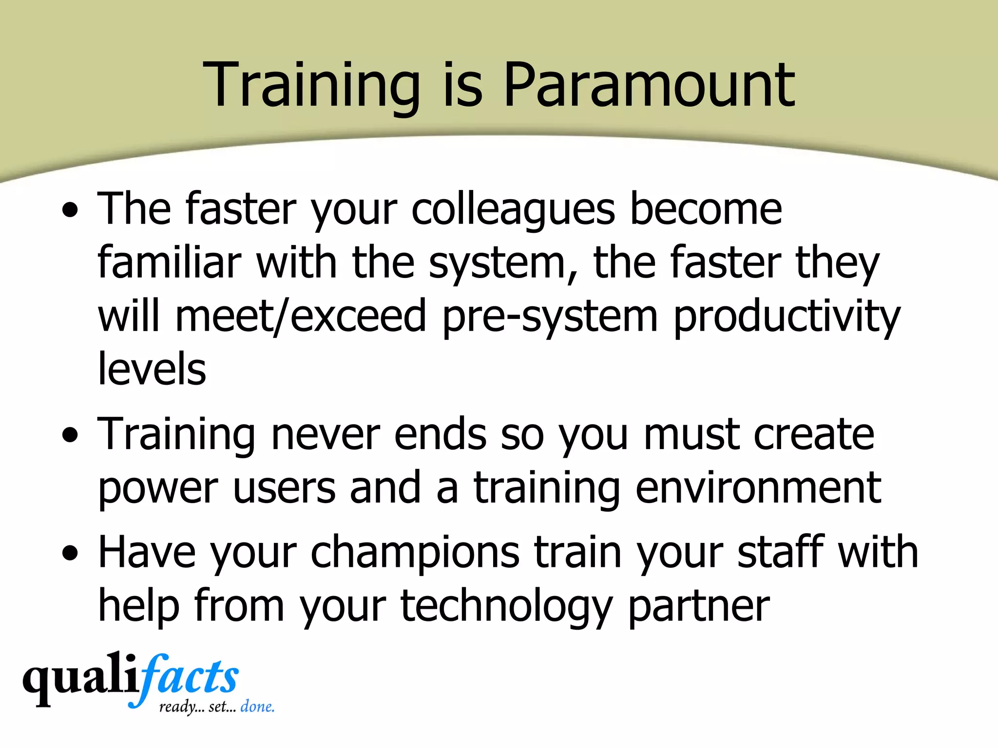 Successful EHR / EMR Implementations | PPT