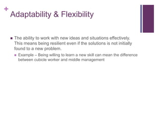 Characteristics of Successful Employee Lesson Plan | PPTX