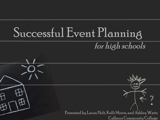 Successful Event Planning for High Schools | PPT