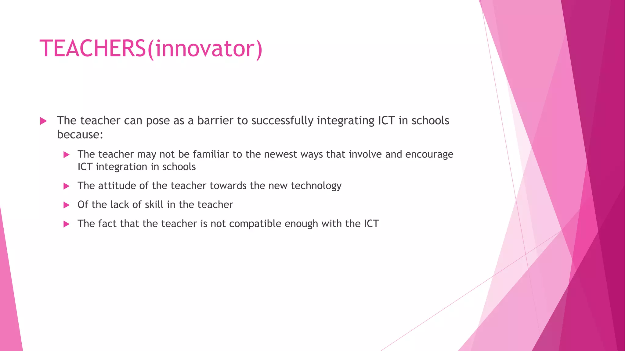 Successful ICT Integration | PPT