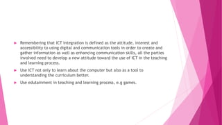 Successful ICT Integration | PPT