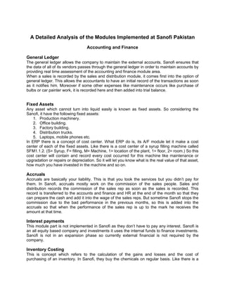 ERP implementation at a Pharma company in Pakistan | PDF