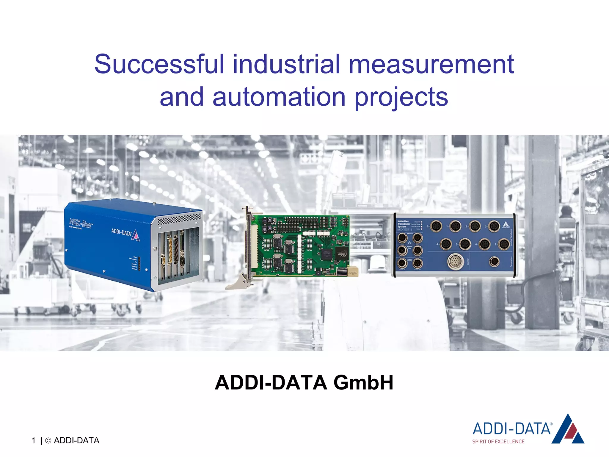 Industrial measurement and automation - ADDI-DATA | PPS | Computing ...