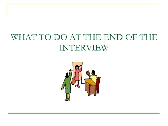 Successful interviewing | PPT