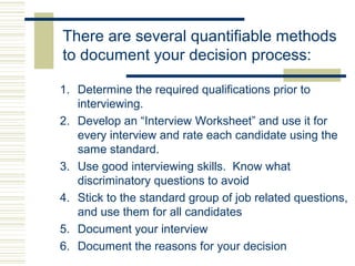 Successful interviewing (Behavioral Based Interviewing) | PPT