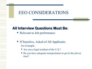 Successful interviewing (Behavioral Based Interviewing) | PPT