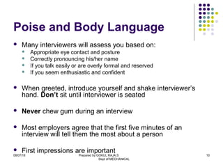 Successful Interviewing Basic Needs To Develop Your Interview Skills | PPT