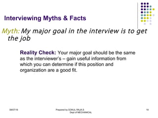 Successful Interviewing Basic Needs To Develop Your Interview Skills | PPT