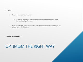 Successful investing - over optimism | PPTX