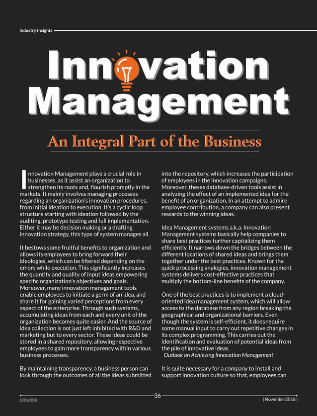 Successful leaders in tech 2018 | CIO Look Magazine | PDF