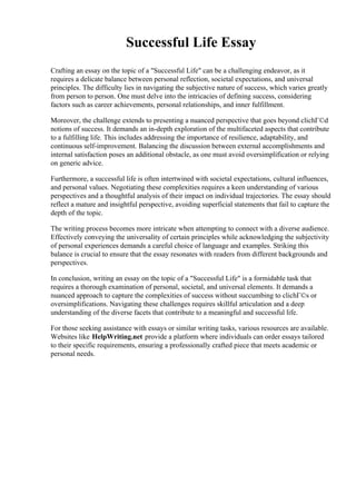 Successful Life Essay.pdf