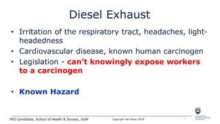 Successfully controlling diesel exhaust exposure Jennifer Hines | PDF