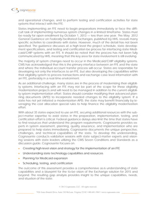 Successfully Implementing a Federally-Facilitated Exchange | PDF ...