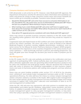 Successfully Implementing a Federally-Facilitated Exchange | PDF