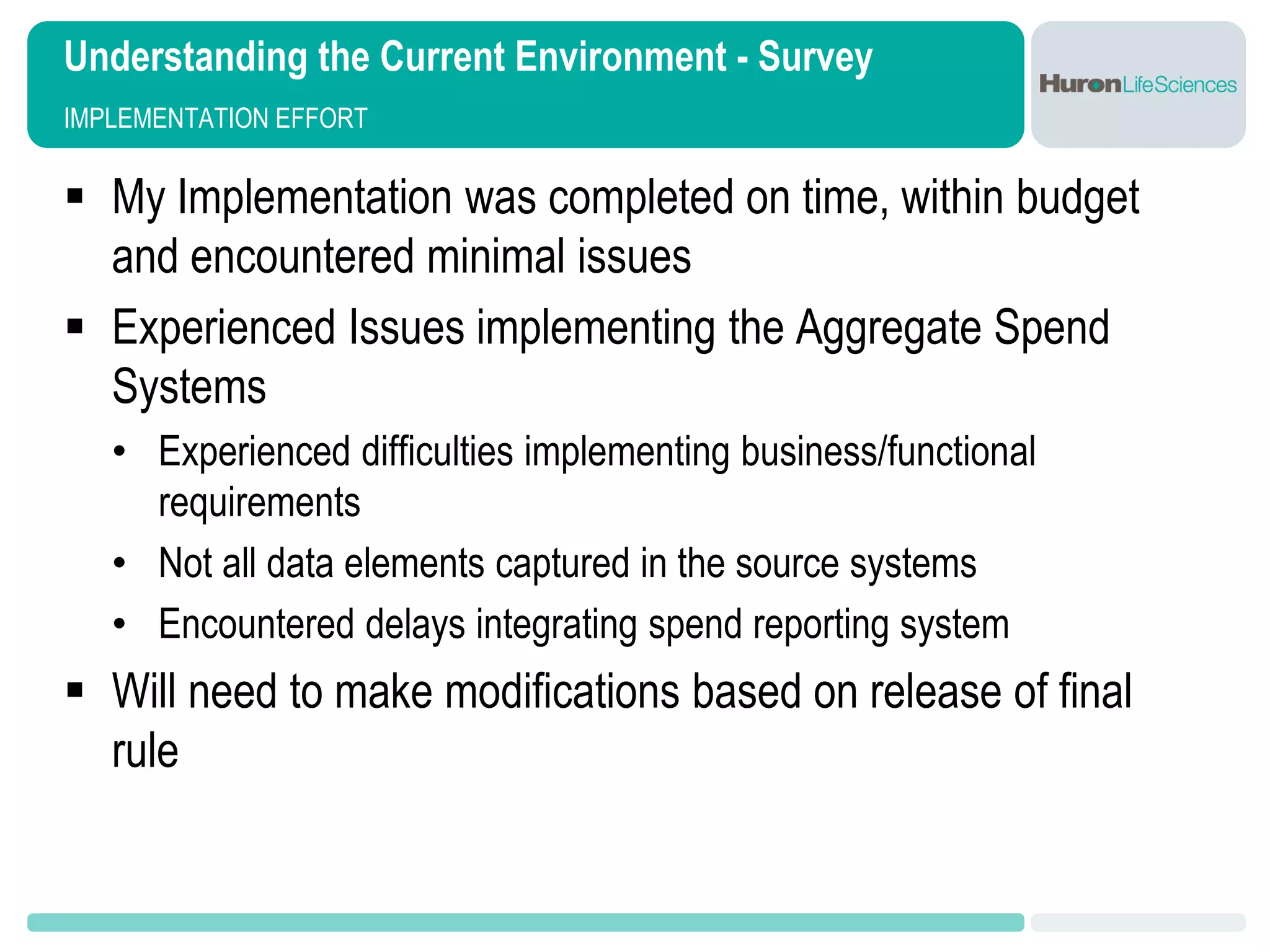 Successfully Implementing an Aggregate Spend Solution | PPT