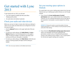 Successful Lync Meetings from Microsoft and Atidan | PPT