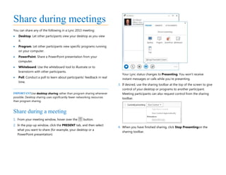 Successful Lync Meetings from Microsoft and Atidan | PPT