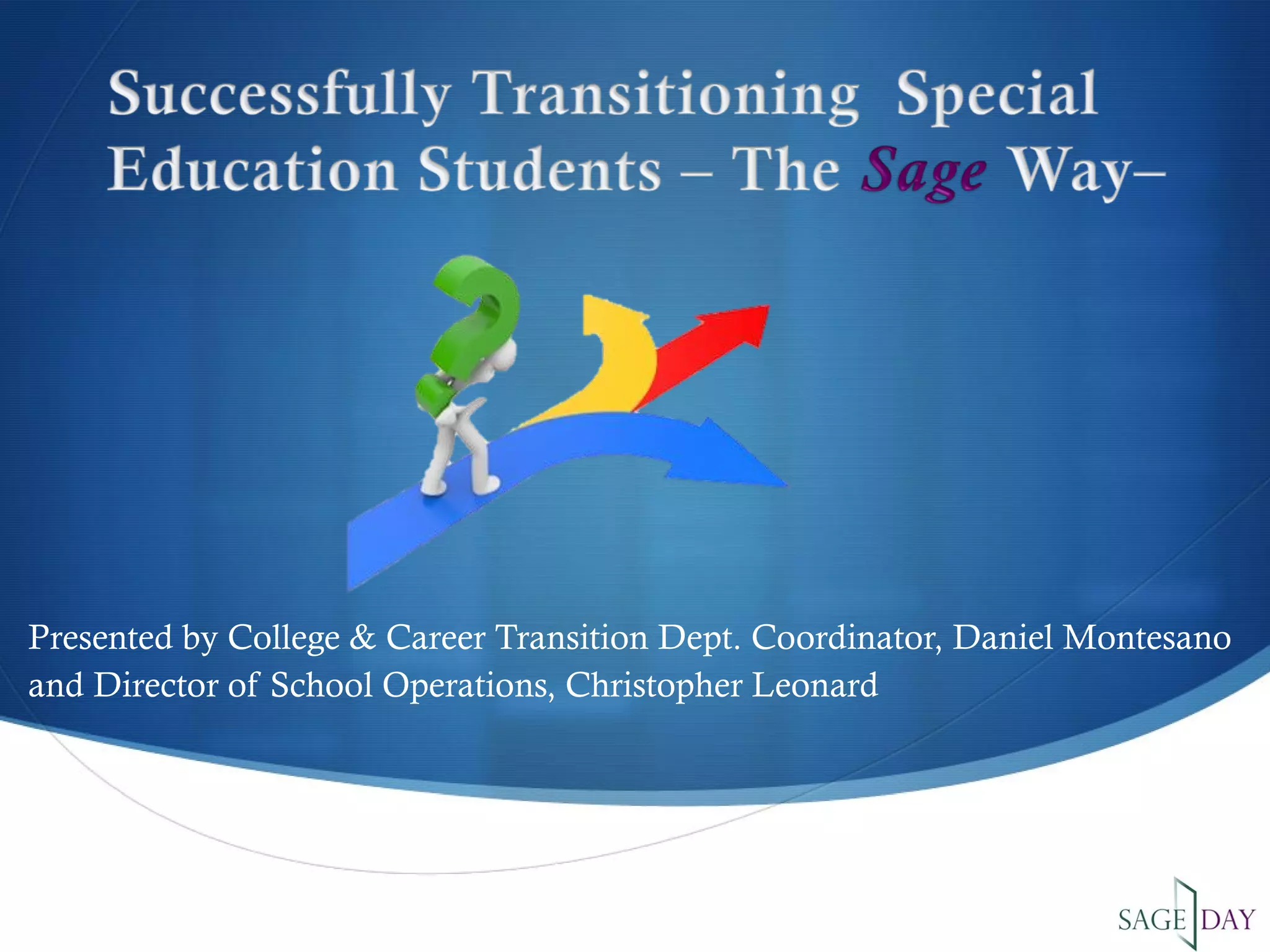 Successfully Transitioning Special Education Students After High School ...