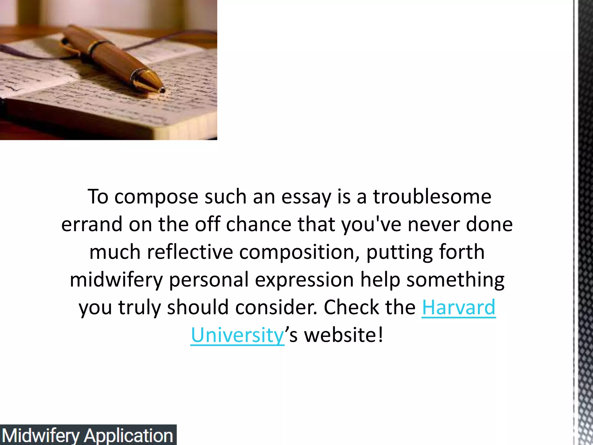Successful Midwifery Personal Statements and How to Write Them | PPTX