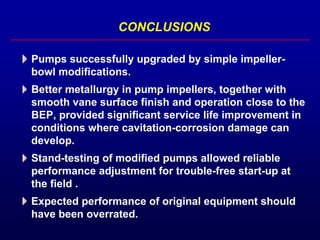 Successful Modification of Vertical-Turbine Pumps for Capacity and ...