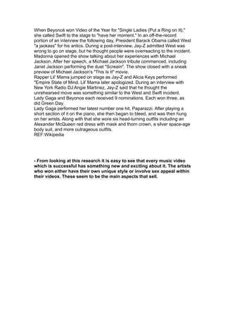 Successful Music Video Research | PDF
