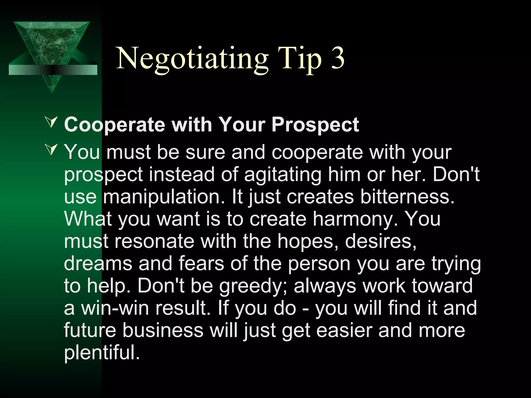 Successful Negotiating | PPT