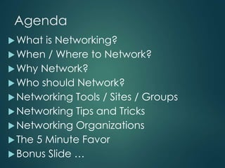 Successful Networking | PPTX