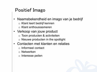 Maak je opendeurdag tot een succes! (BE) | PPTX