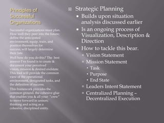Successful Organizations Strategic Planning | PPTX