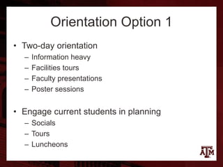 Creating a Successful Orientation | PPTX