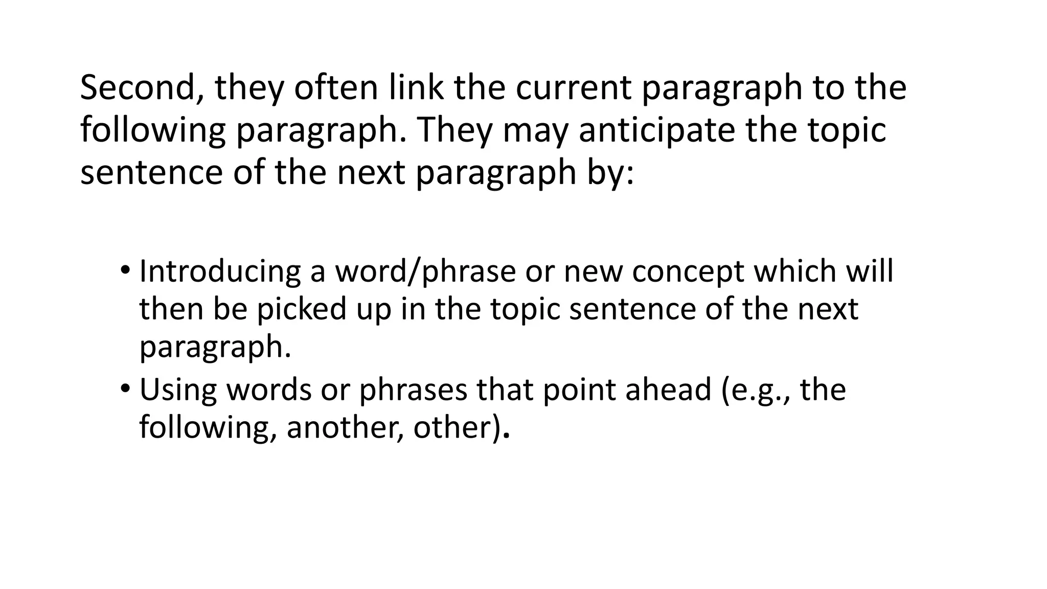 Successful Paragraphs | PPT