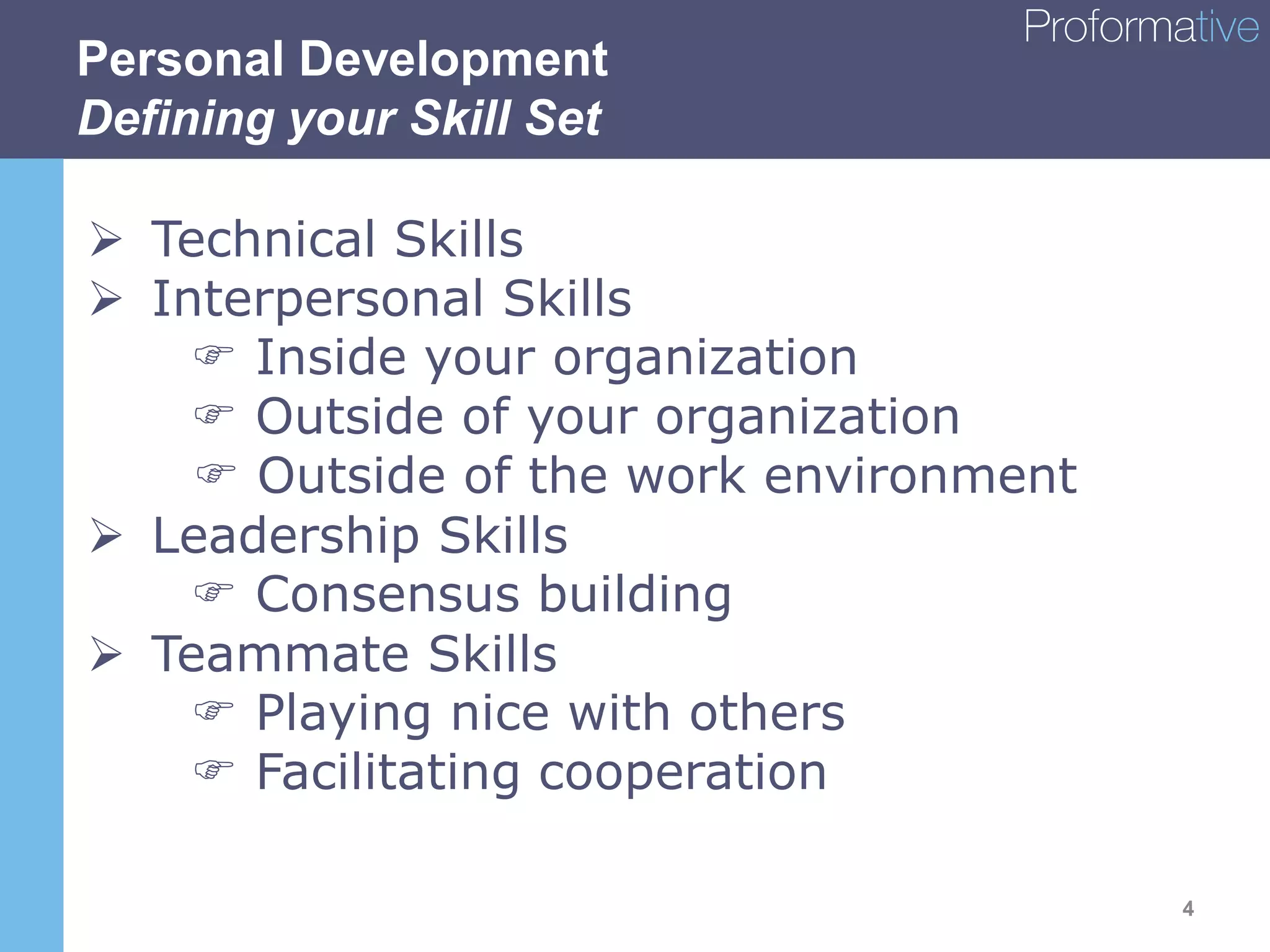 Successful Personal and Personnel Professional Development | PPT