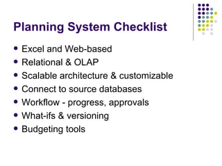Successful Planning Systems | PPT
