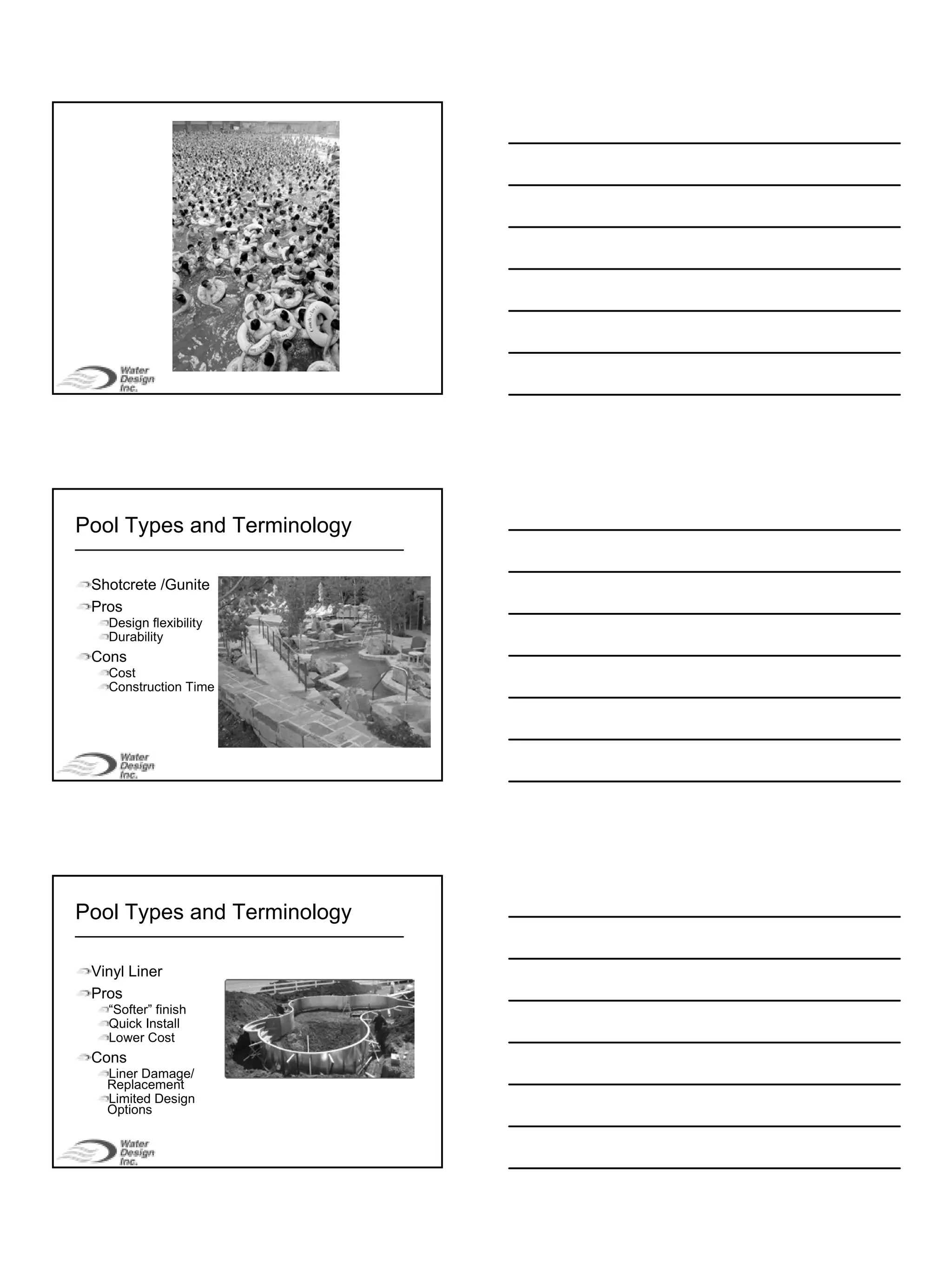 Successful Pool And Spa Projects Handouts J Im Redman | PDF