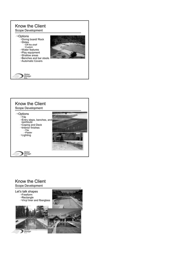 Successful Pool And Spa Projects Handouts J Im Redman | PDF