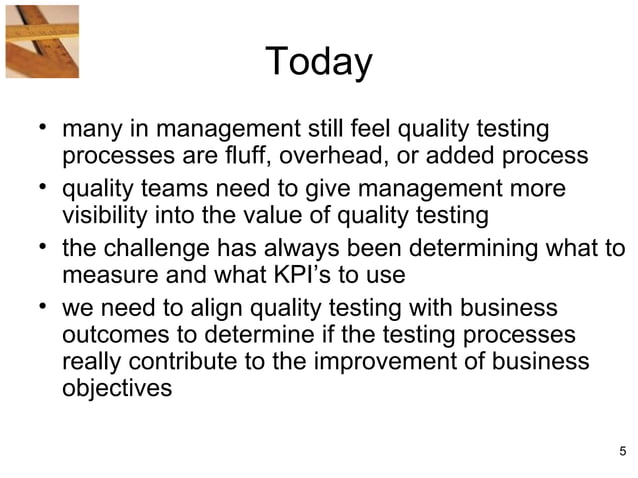 Quality Process KPIs Metrics | PPT
