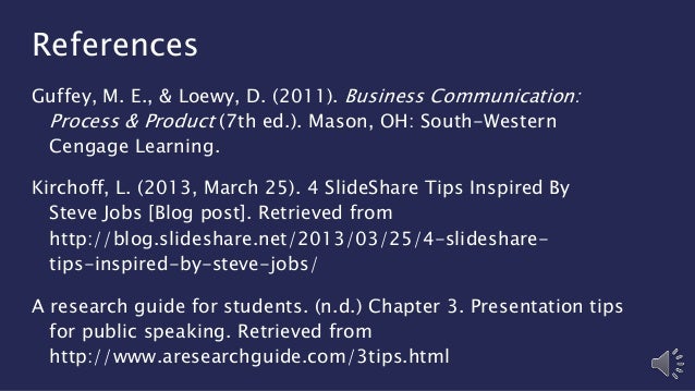 tips for a successful presentation