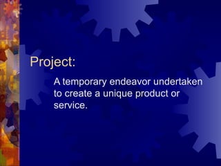 Successful Project Management | PPT