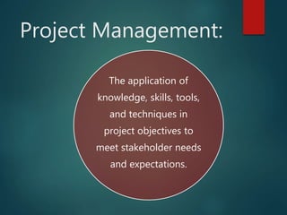 Successful project management - Facade perspective | PPTX