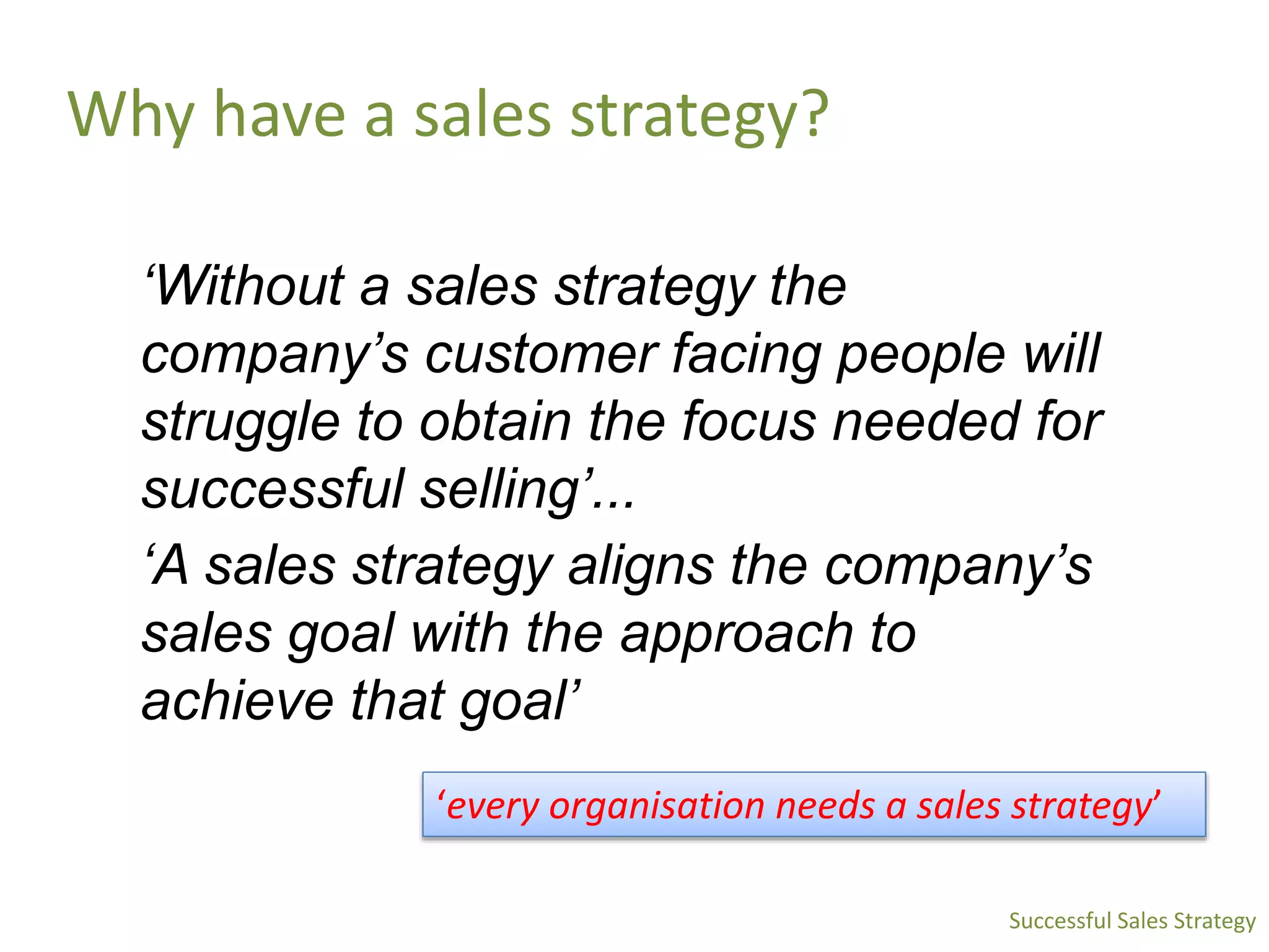 Successful sales strategy | PPTX