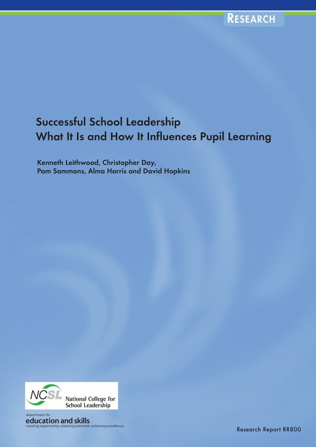 Successful school leadership | PDF